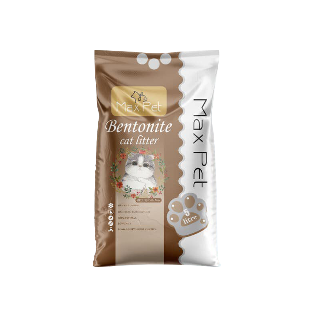 MaxPet Bentonite Cat Litter Coffee 5L