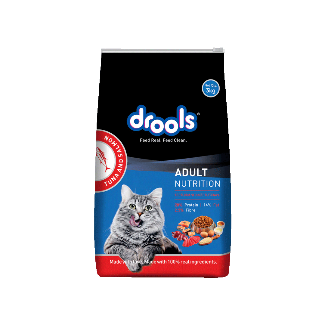 Drools Adult Cat Food Tuna & Salmon 3kg