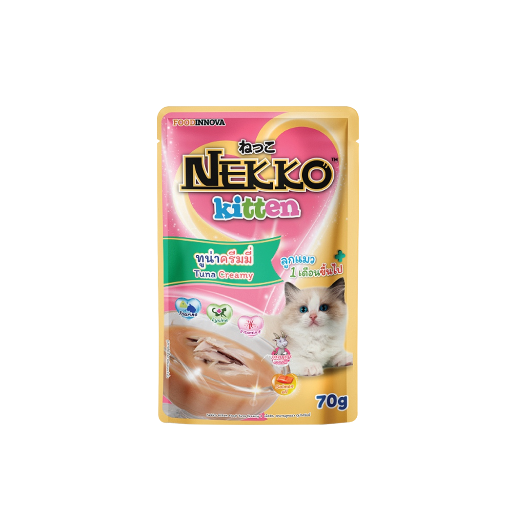 Nekko Kitten Pouch Tuna Creamy 70g
