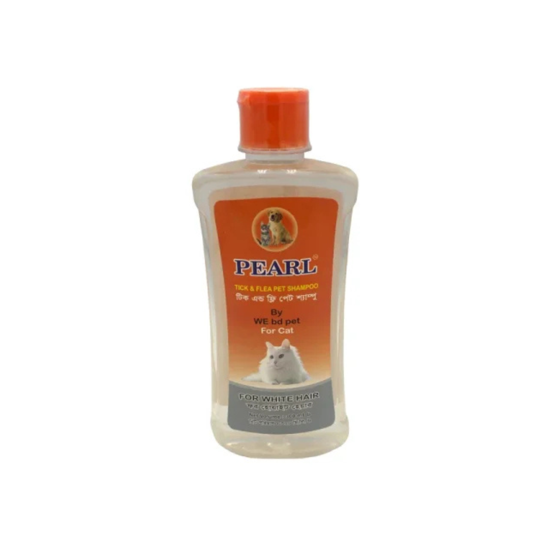 Pearl Tick & Flea Cat Shampoo for White Hair 300ml