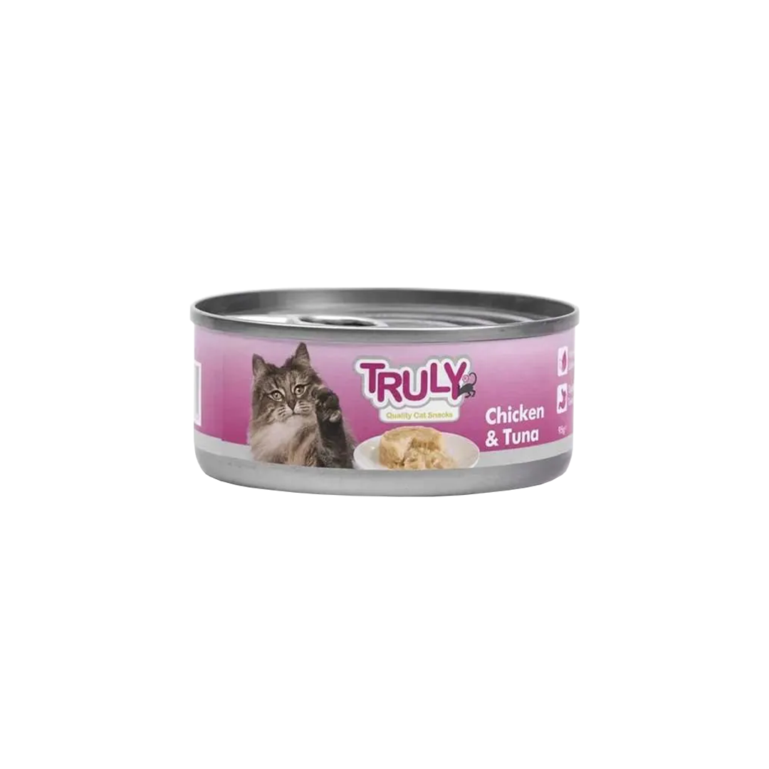 Truly Grain Free Cat Food Can Chicken & Tuna 95gm