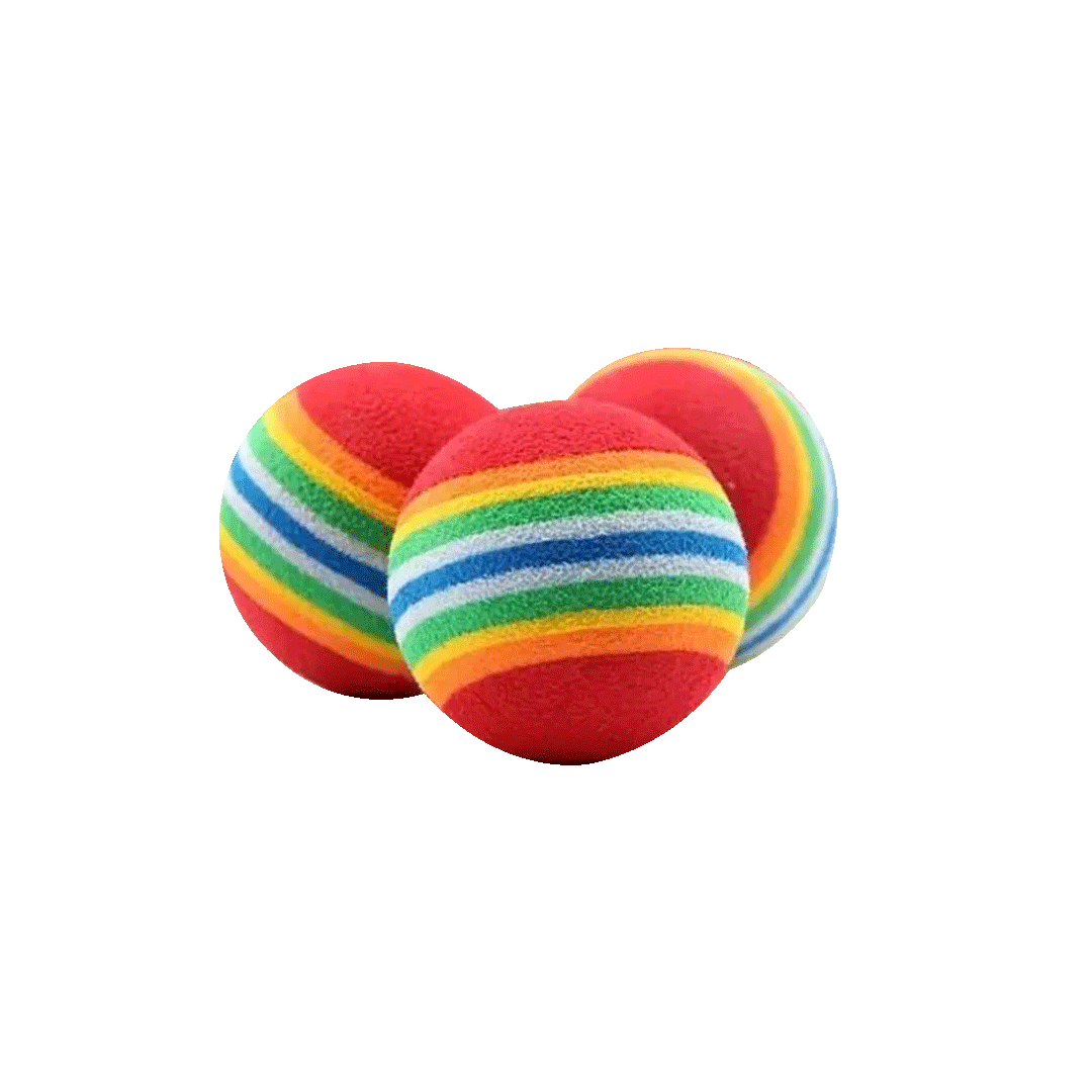 Cat Toy Ball Rainbow