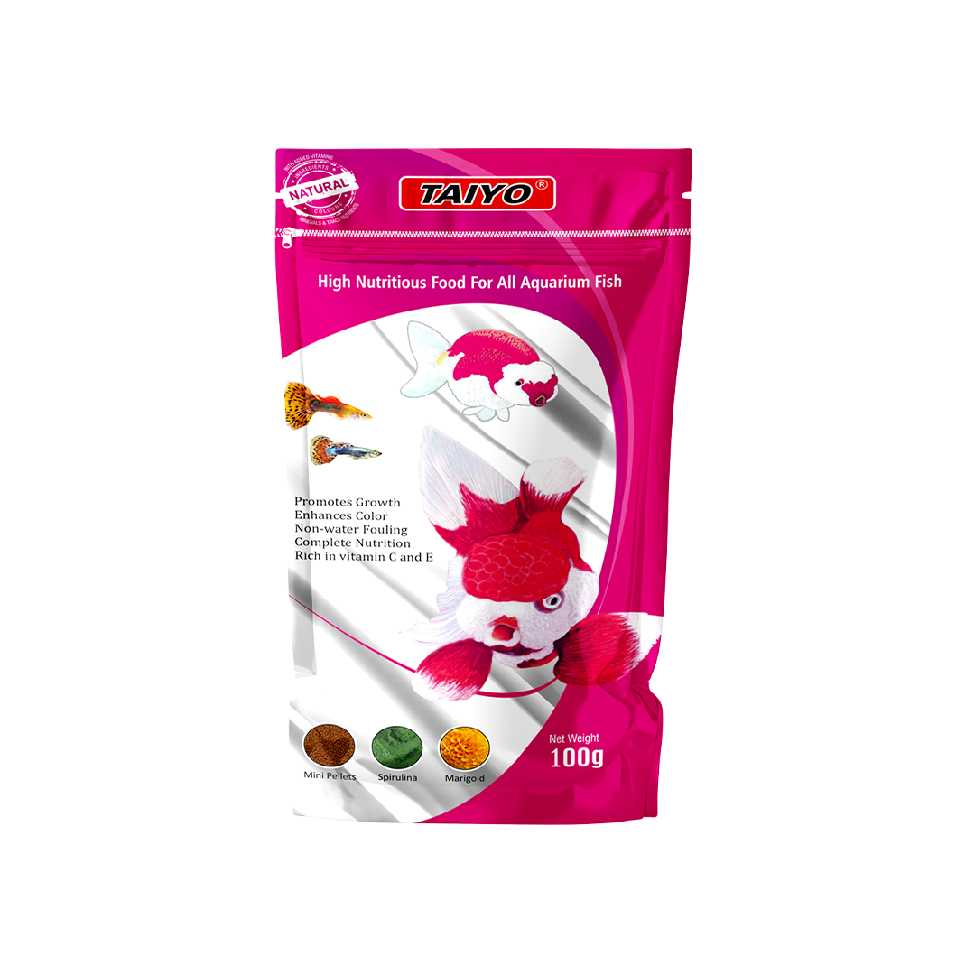 Taiyo Pink Fish Food Pouch 100gm