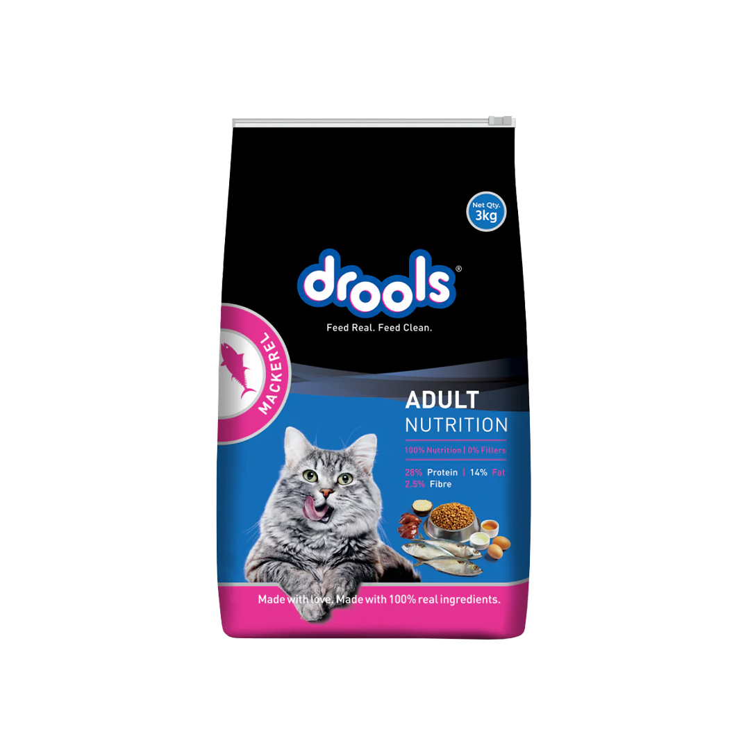 Drools Adult Cat Food Mackerel 3kg