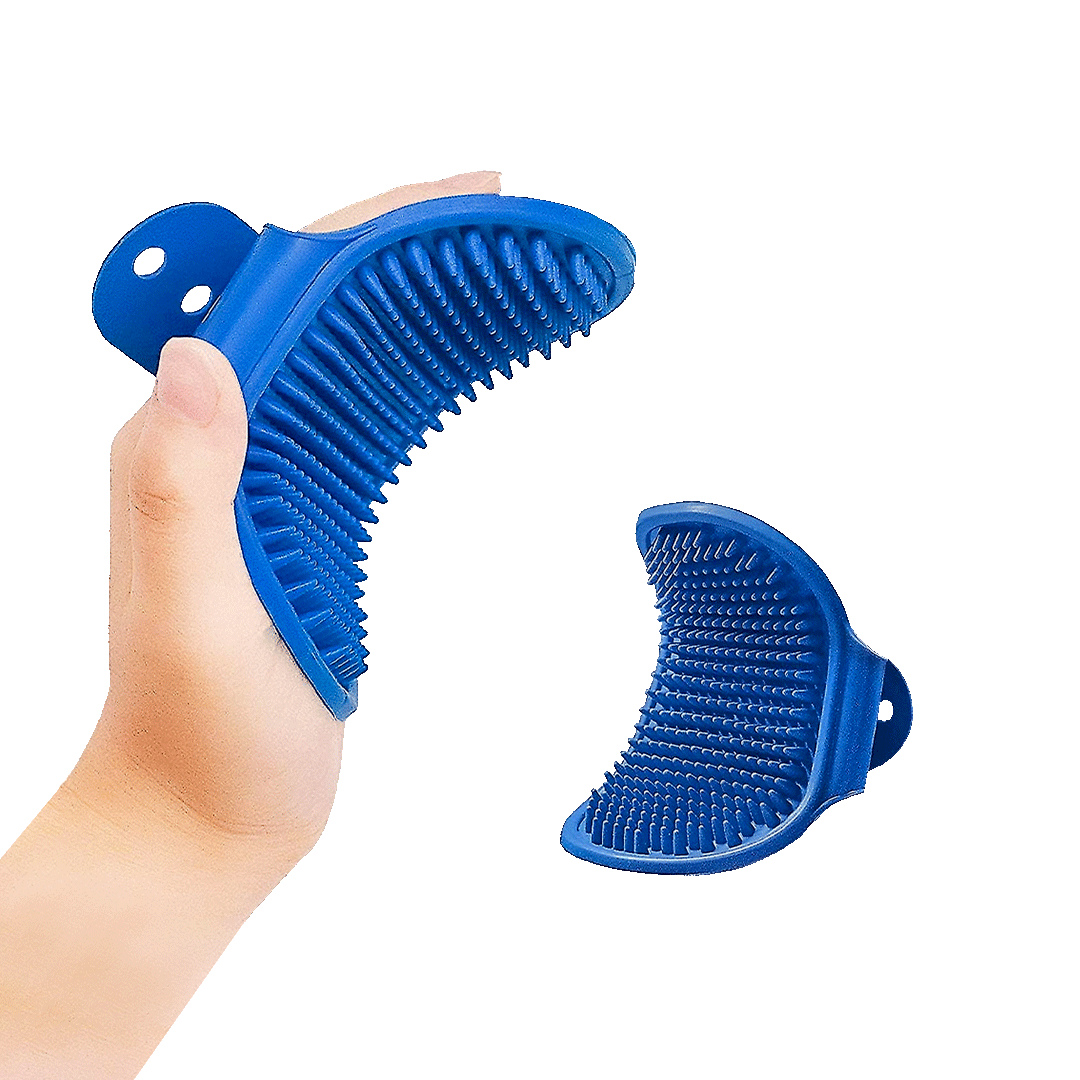 Pet Grooming Rubber Brush for Long and Short Hair