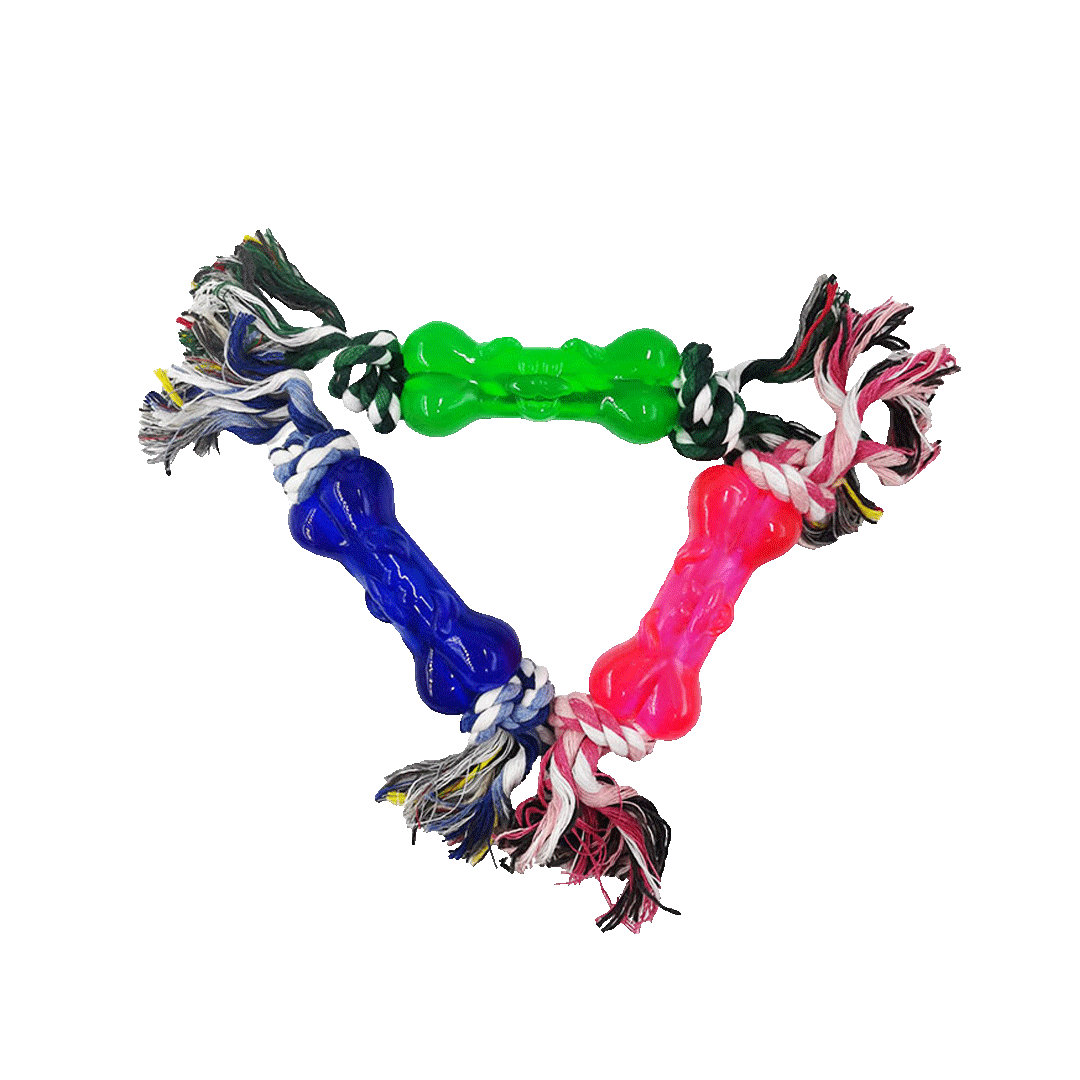 Healthy Bone Shape Dog Chew Rope Toy