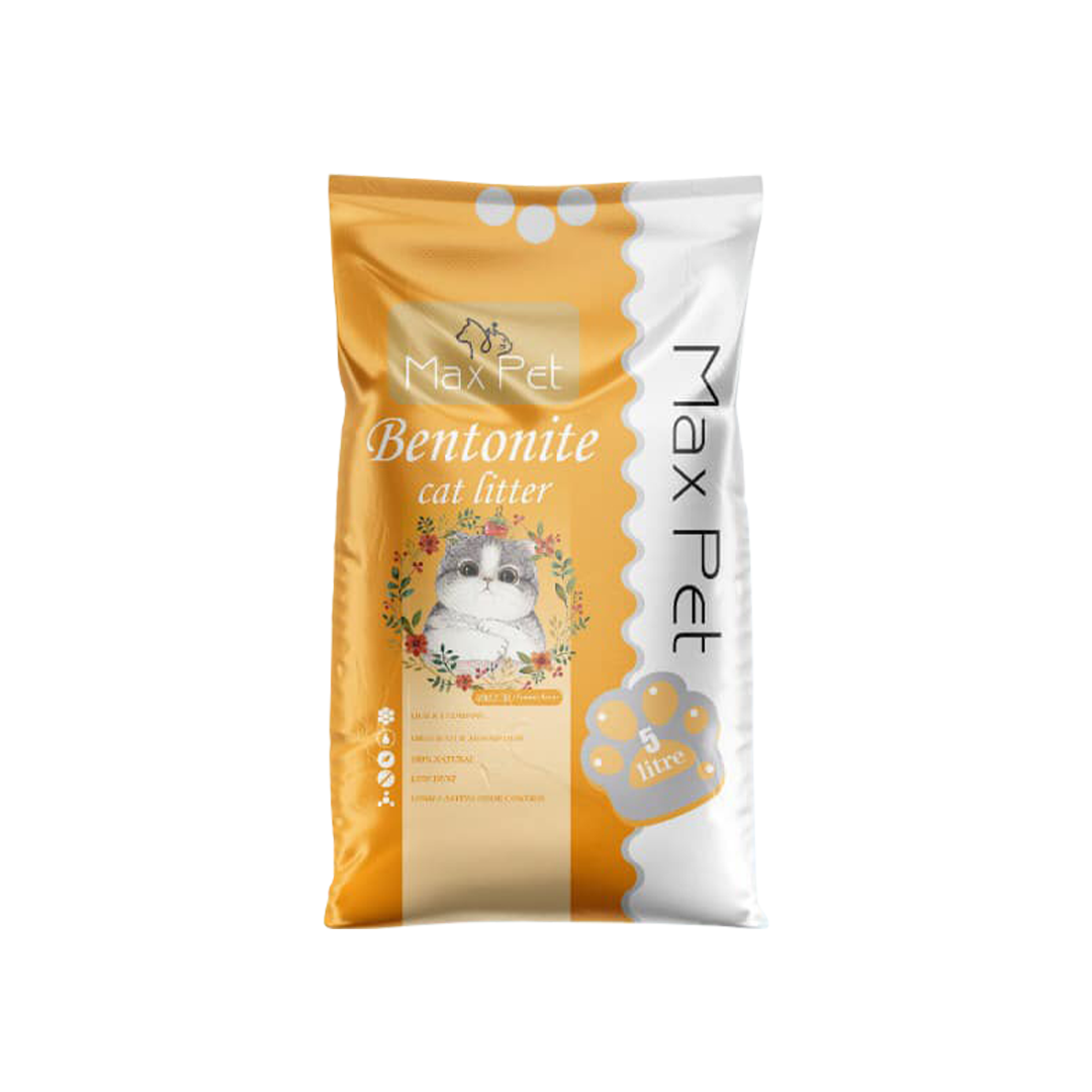 MaxPet Bentonite Cat Litter Lemon 5L
