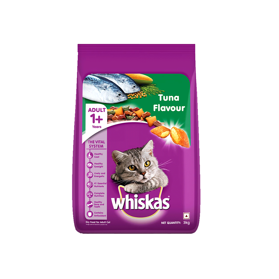 Whiskas Adult Cat Food Tuna 3kg