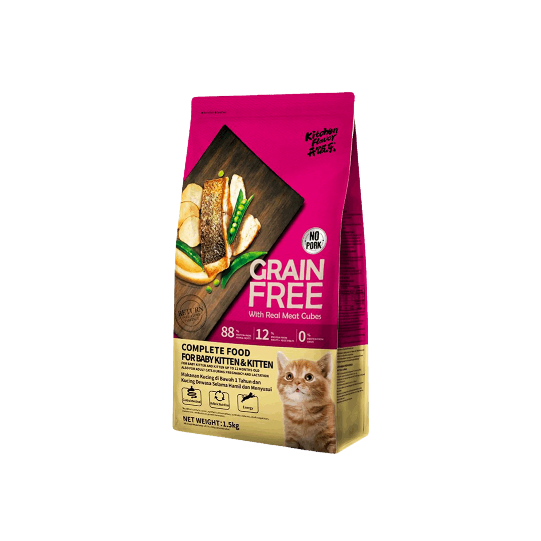 Kitchen Flavor Grain Free Complete Food for Baby Kitten 1.5kg