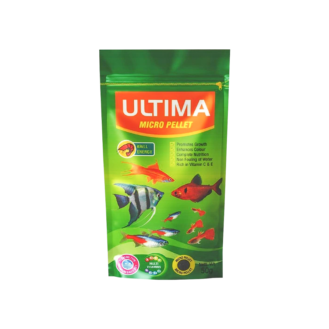 Ultima Micro Pellet Fish Food Pouch 50gm